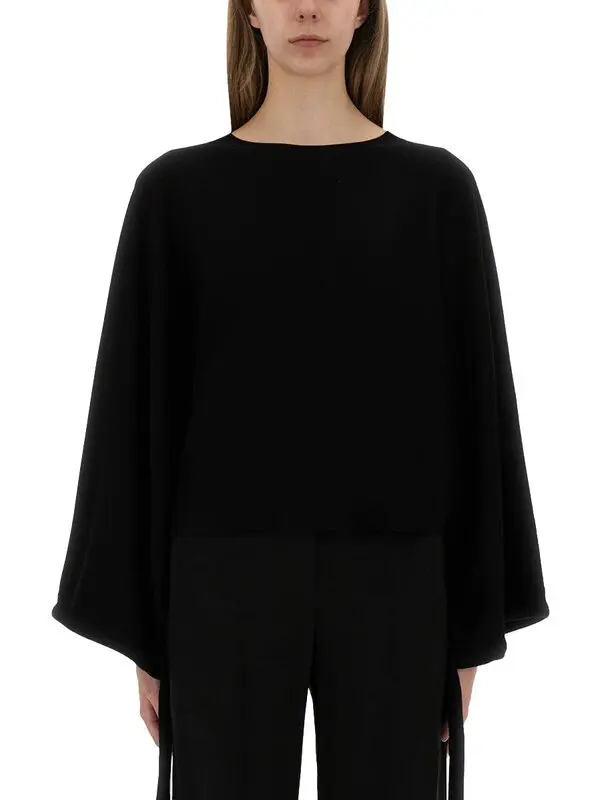 Max Mara Virgin Wool Top - Black