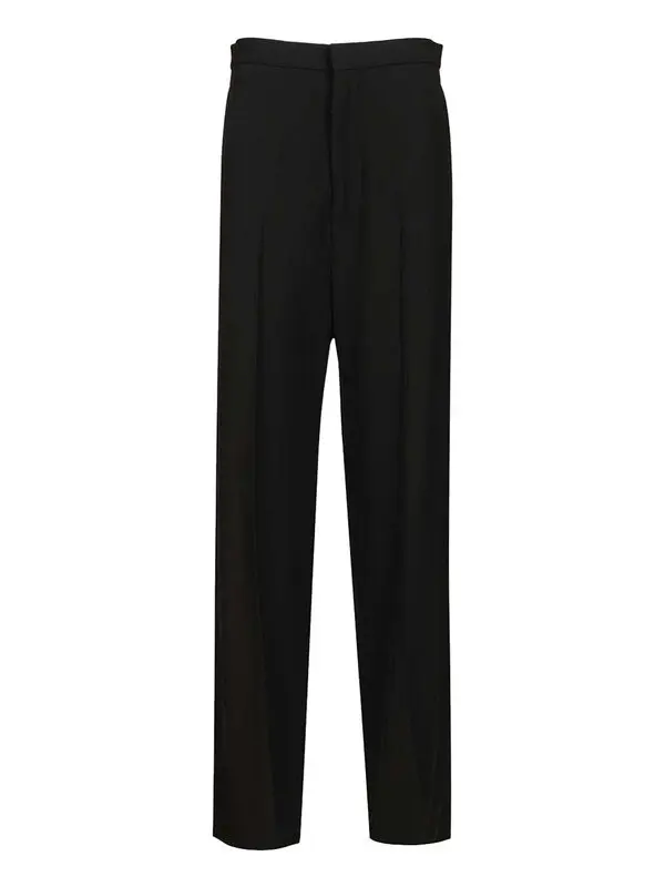 Balenciaga Wool Tuxedo Pants - Black
