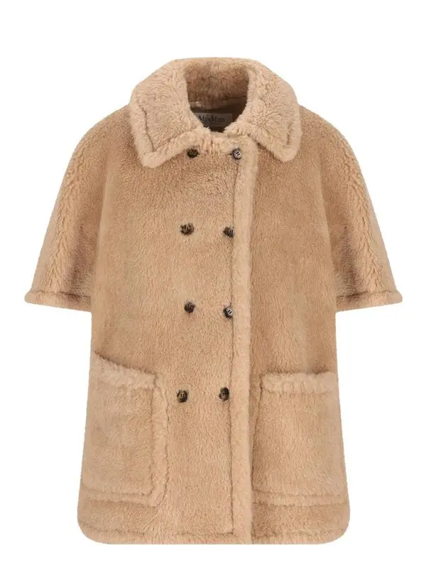 Max Mara Faux Fur & Shearling Jacket - Cream