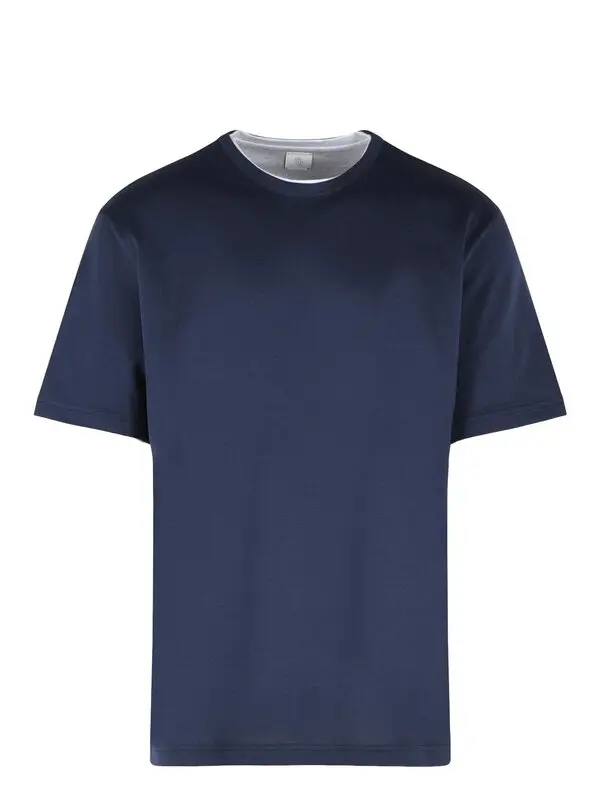 Eleventy Cotton T-shirt - Blue
