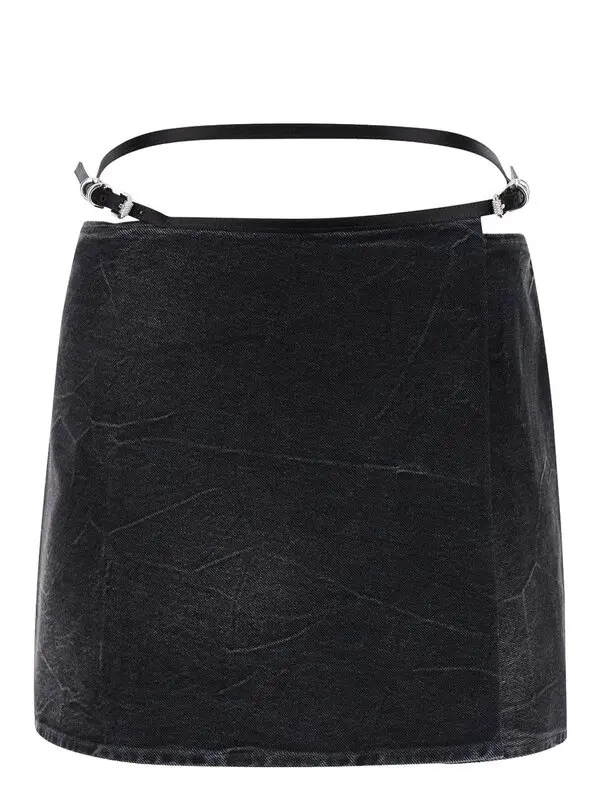 Givenchy Voyou Denim Skirt - Multicolor