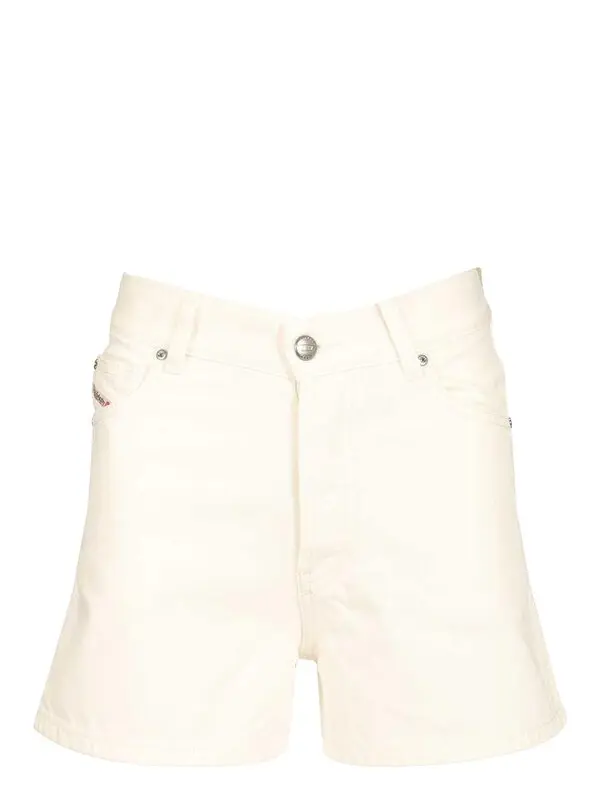 DIESEL® Cotton Denim Shorts - White