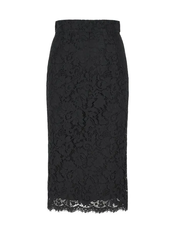 Dolce & Gabbana Lace Skirt - Black