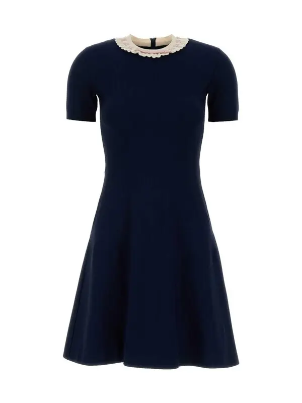 Valentino Garavani Knit Mini Dress - Blue