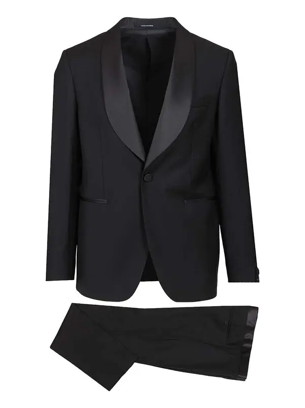 Tagliatore Napoli Tuxedo In Super 110s Wool - Blue