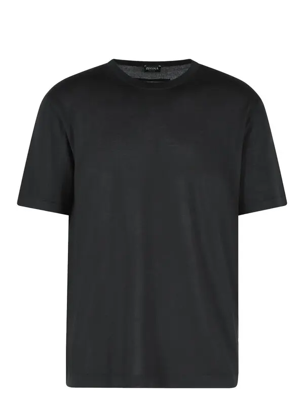 Zegna Wool T-shirt - Black