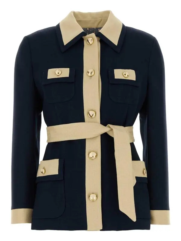 Valentino Garavani Two-tone Viscose Blazer - Multicolor