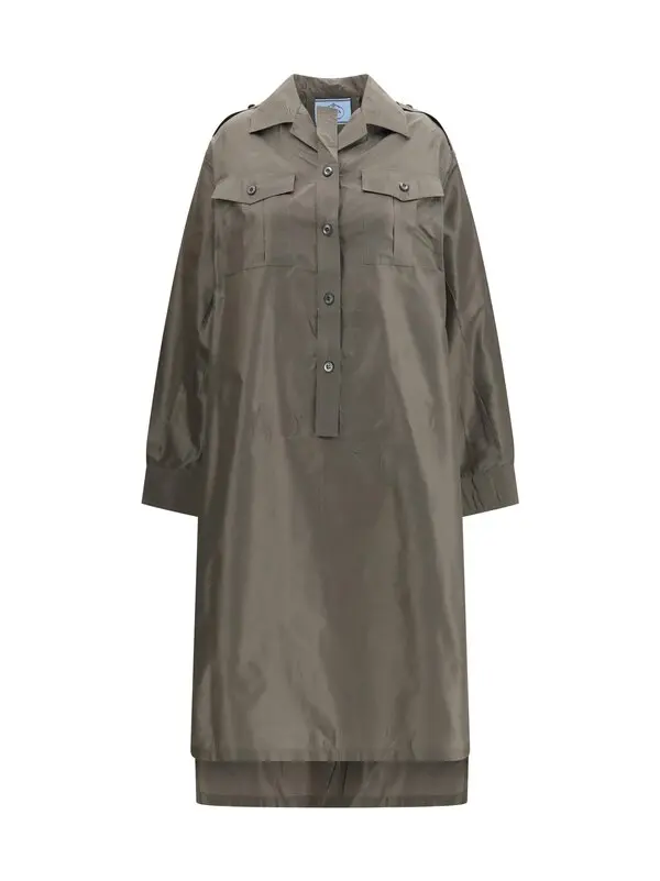 Prada Taffeta Dress - Green