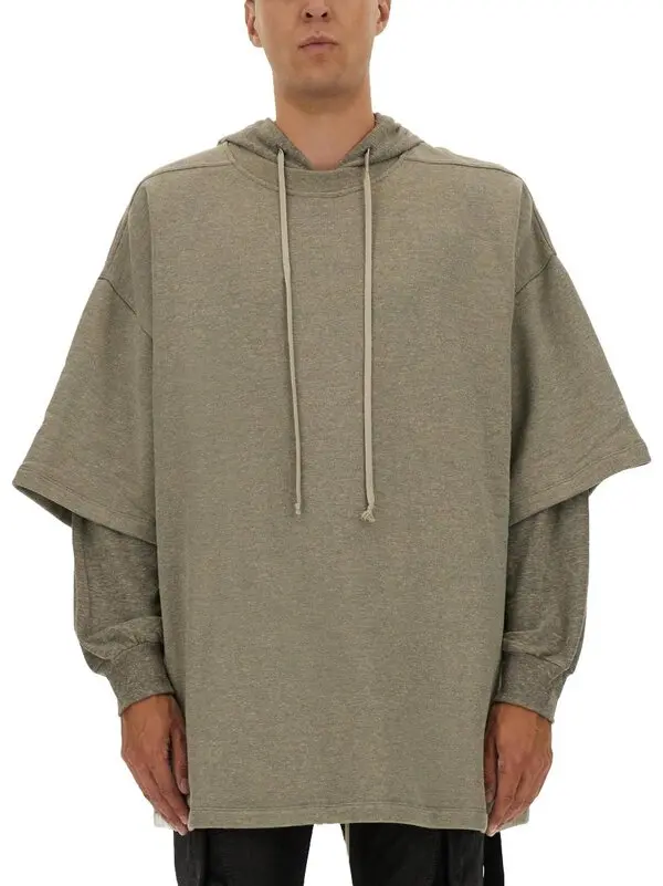 Rick Owens Tommy Hustler Hoodie - Gray