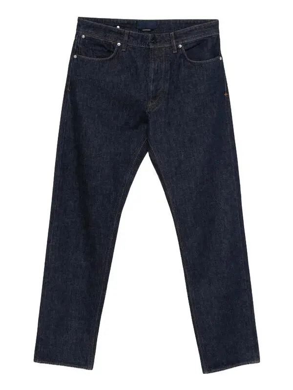 Stone Island Dark Straight-leg Jeans - Blue