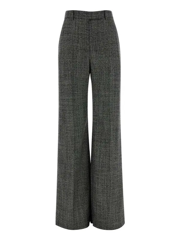 Valentino Garavani Two-tone Wool Palazzo Pant - Multicolor