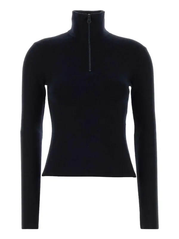 COURREGES Midnight Wool Sweater - Blue