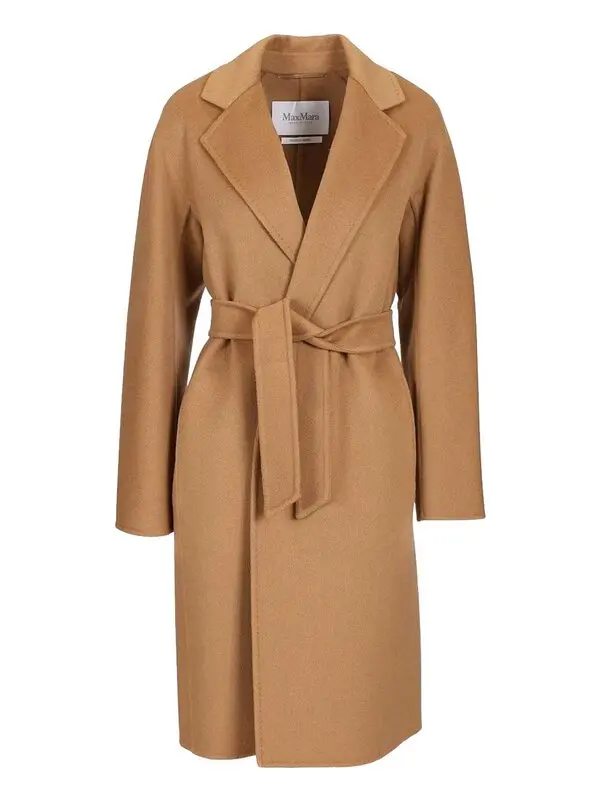 Max Mara Cashmere Wrap Coat - Cream