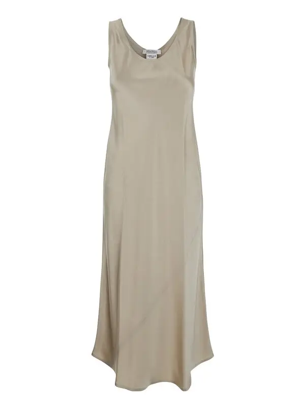 Max Mara Silk Sleeveless Dress - Multicolor