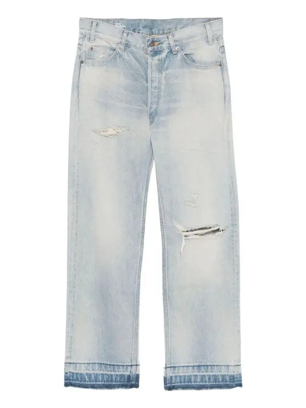 Celine Wesely Distressed Loose Fit Jeans - Blue