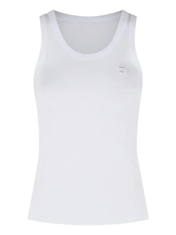 Coperni Cotton Blend Tank Top - White