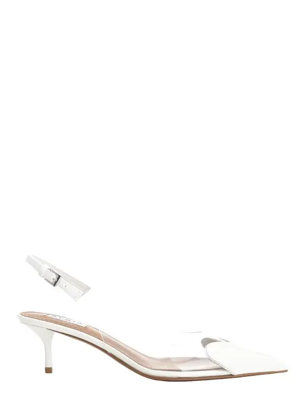 Alaïa Le Coeur Patent Leather Slingback - White