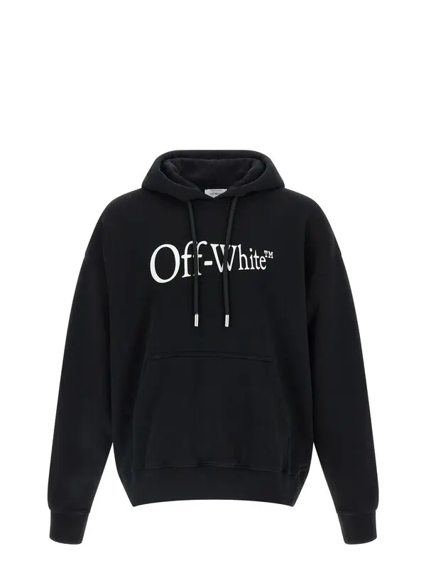 Off-White Run Arrow Skate" Oversized Hoodie With Logo Print - Multicolor