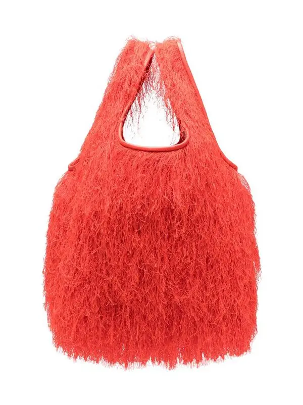 Dries Van Noten Ruffled Mini Bag - Red