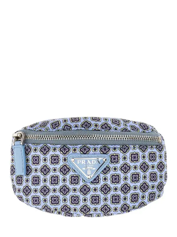 Prada Printed Nylon Wrist Pouch - Multicolor