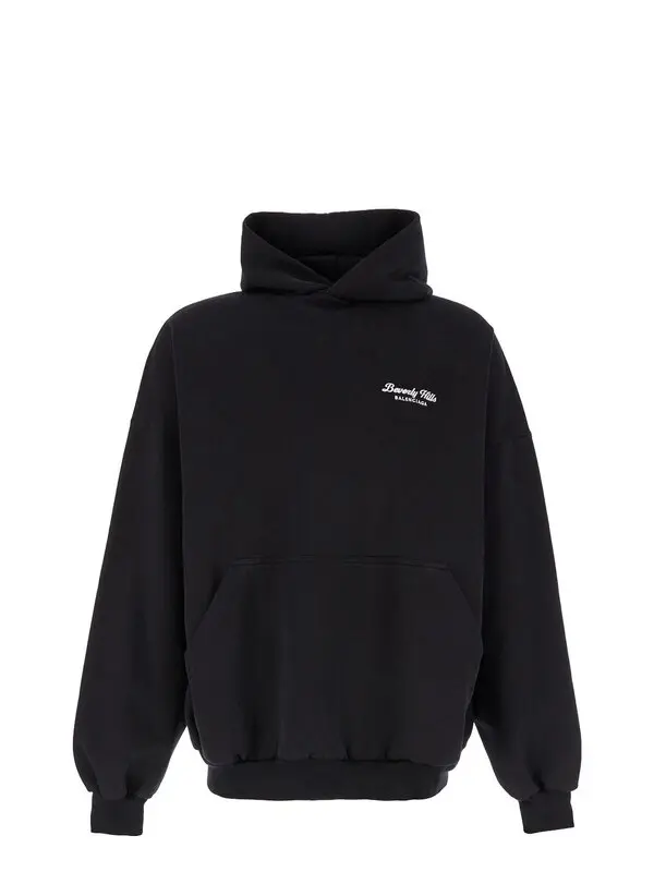 Balenciaga Beverly Hills Cotton Hoodie - Multicolor