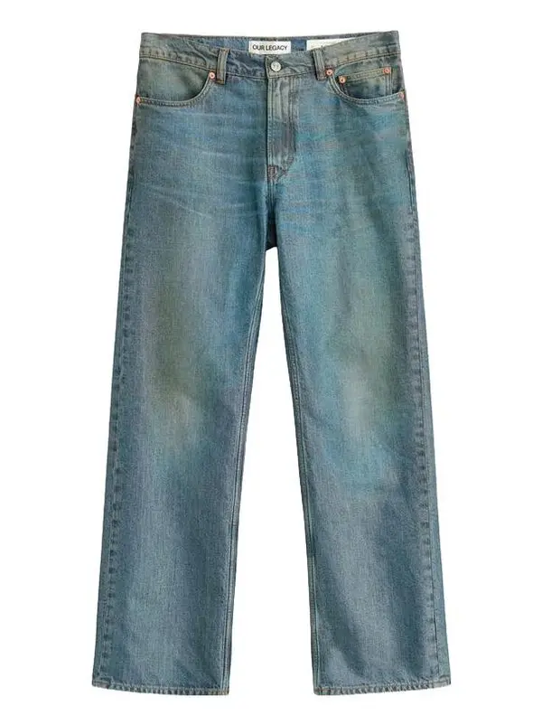 Our Legacy Straight Leg Trousers - Blue