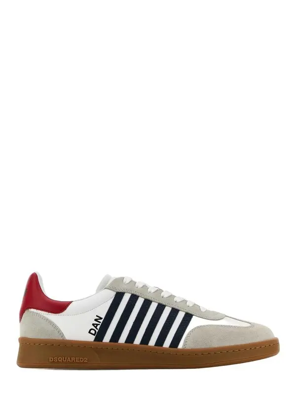 Dsquared2 Leather Boxer Sneakers - White