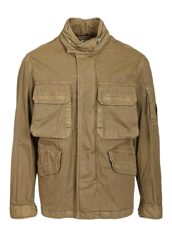 C.P. COMPANY Wax Field Jacket - Brown