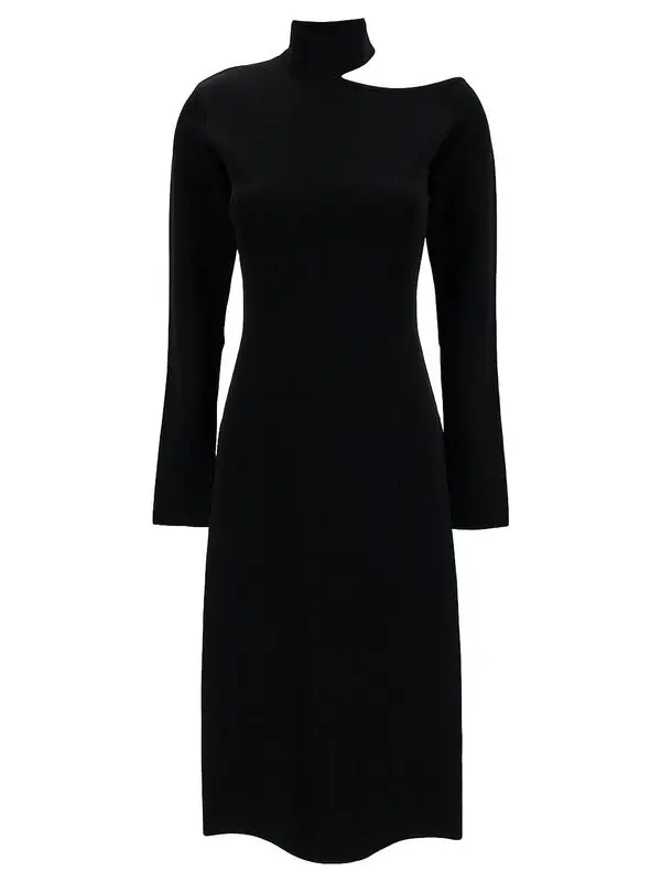 FERRAGAMO Midi Dress With Cut-out Detailing - Multicolor