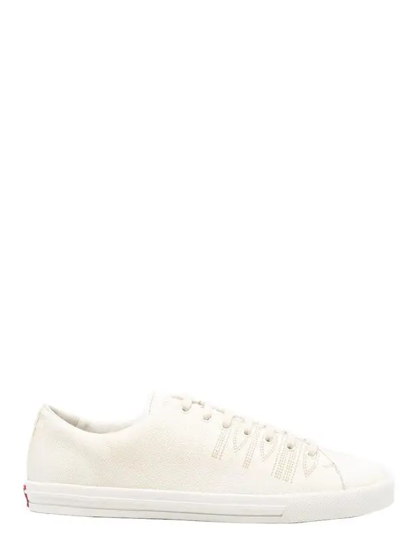 Prada Low-top Lace-up Trainers - Cream
