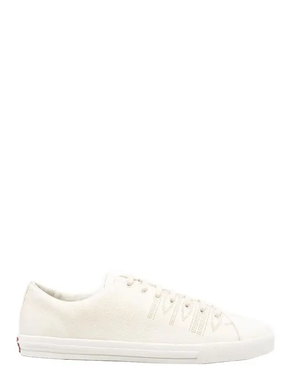 Prada Low-top Lace-up Trainers - Cream