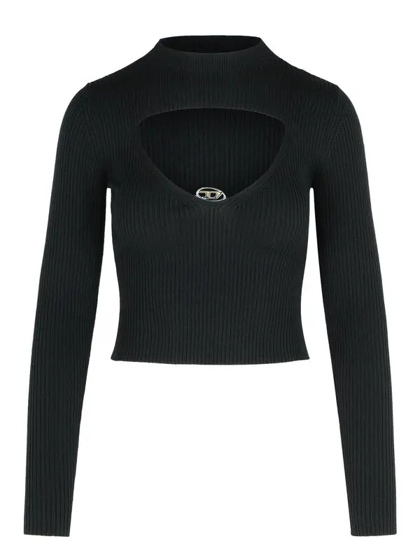 DIESEL® Olina" Wool Sweater - Black