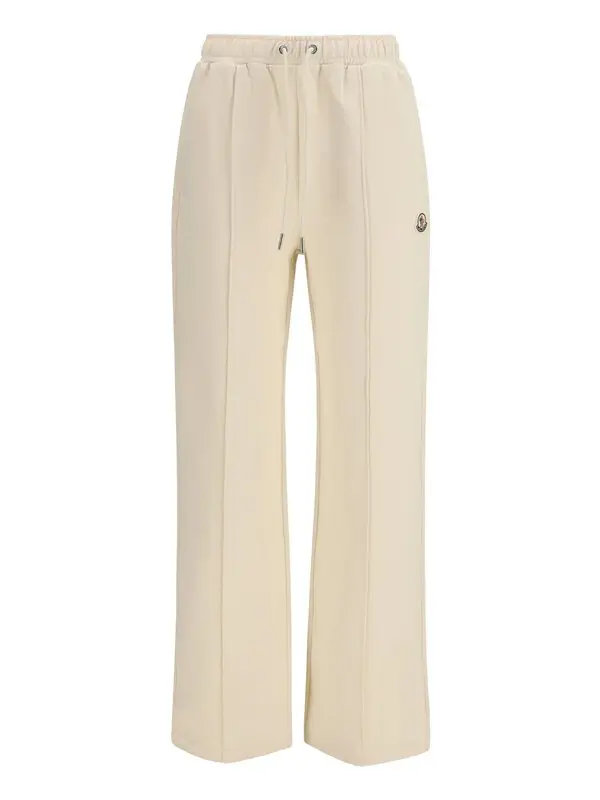 Moncler Cotton Sweatpants With Drawstring Waist - Multicolor