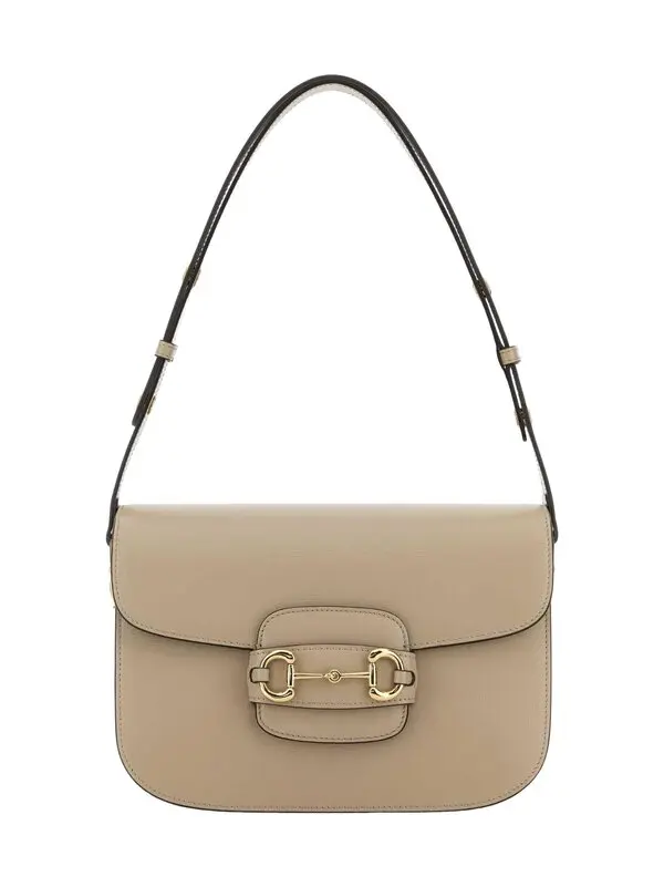 Gucci Leather Horsebit 1955 Shoulder Bag - Brown