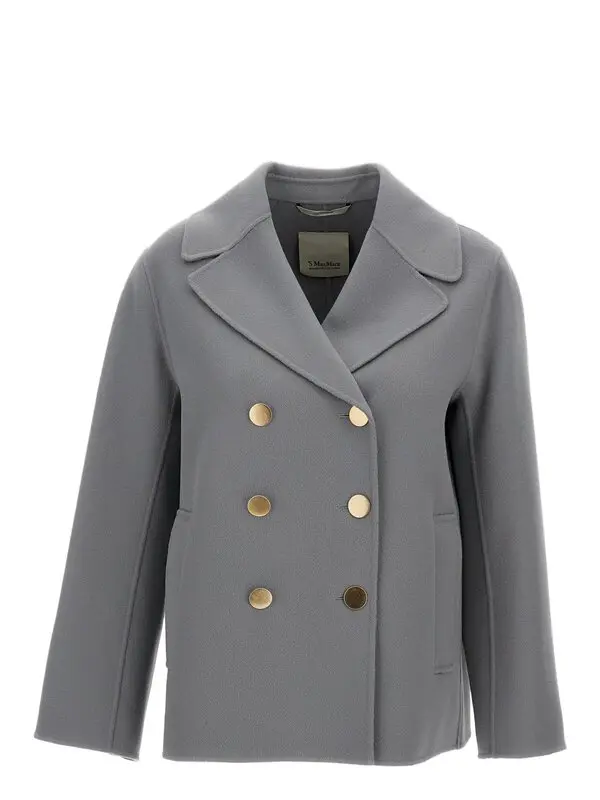 Max Mara Margot Double-breasted Coat - Multicolor