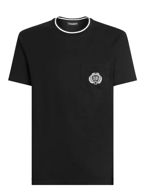 Dolce & Gabbana Pocket T-shirt - Black