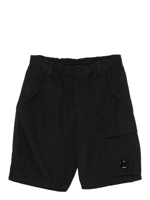 C.P. COMPANY Lens Detail Cargo Shorts - Black