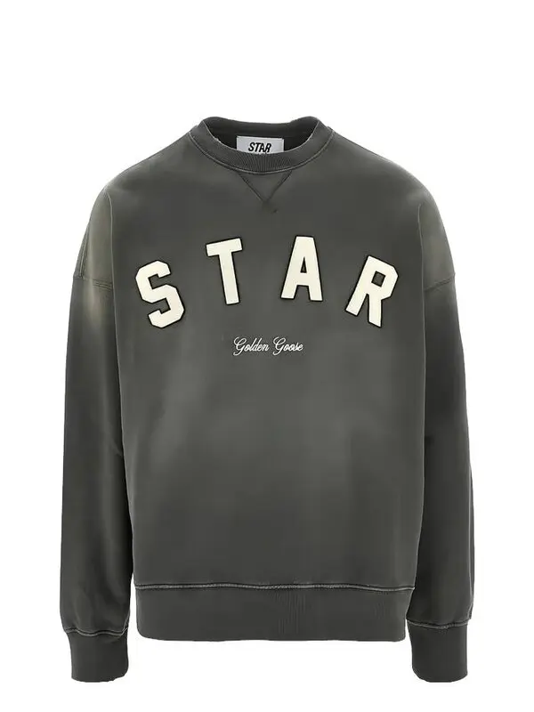 GOLDEN GOOSE Crew Neck Sweatshirt - Green