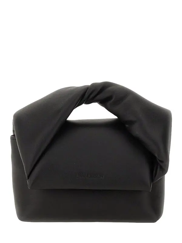 JW Anderson Twisted Top Handle Bag - Black