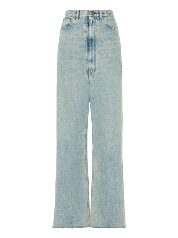 MAISON MARGIELA Denim Wide-leg Jeans - Blue