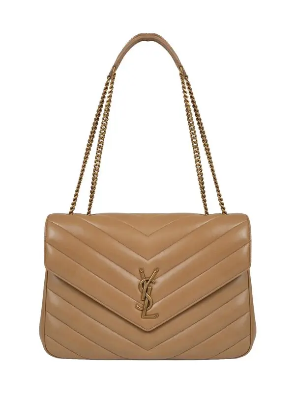 Saint Laurent Loulou Large Quilted Leather Shoulder Bag - Multicolor
