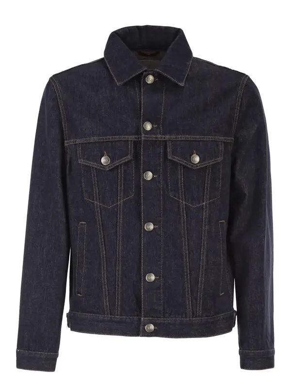 Brunello Cucinelli Four-pocket Denim Jacket - Multicolor