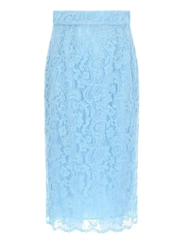 Dolce & Gabbana Lace Pencil Skirt - Multicolor