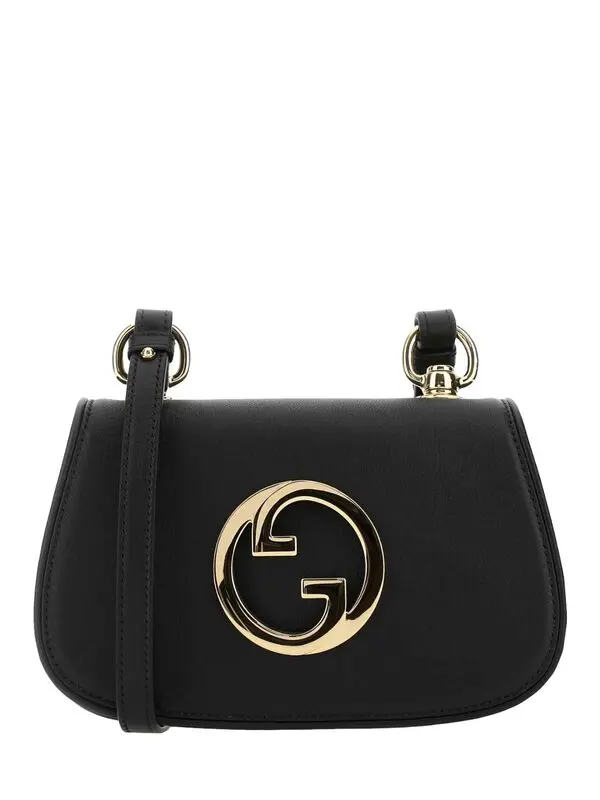 Gucci Leather Blondie Crossbody Bag - Black
