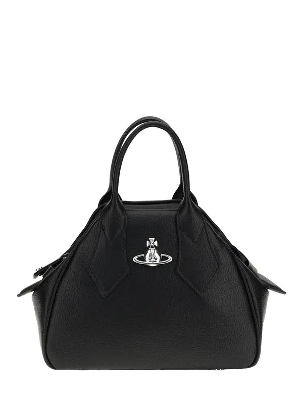 VIVIENNE WESTWOOD Small Yasmine Handbag With Orb Detail - Black