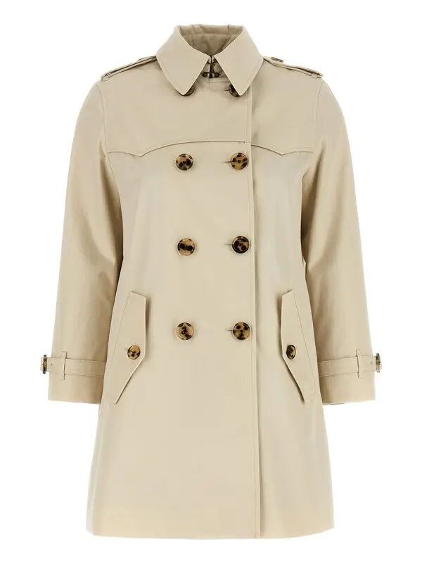 Burberry Summerside Short Trench Coat - Cream