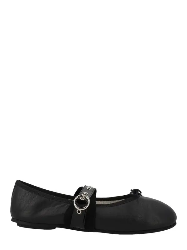 Repetto Ballet Twist Mary Jane Ballerinas - Black