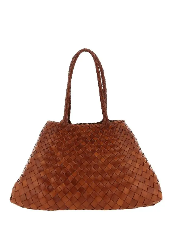 Dragon Diffusion Santa Croce Large Shoulder Bag - Brown