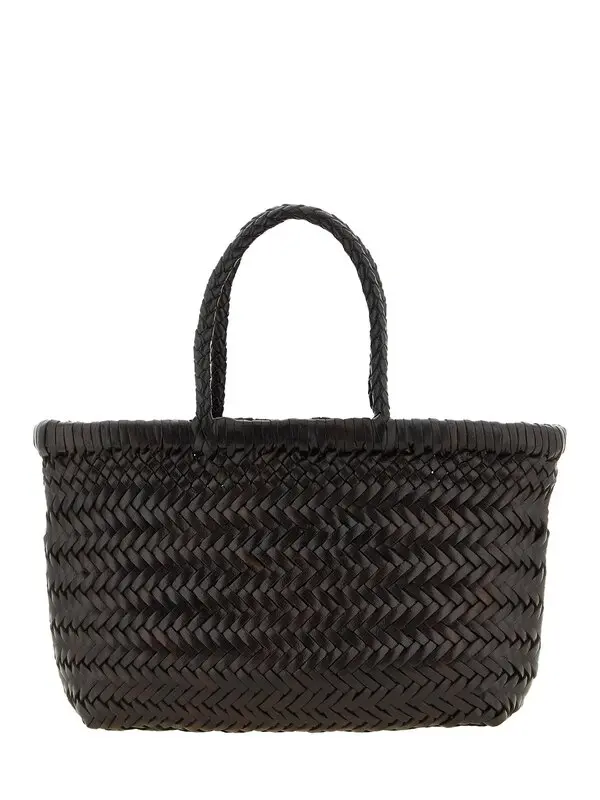 Dragon Diffusion Flat Gora Mini Handbag - Brown