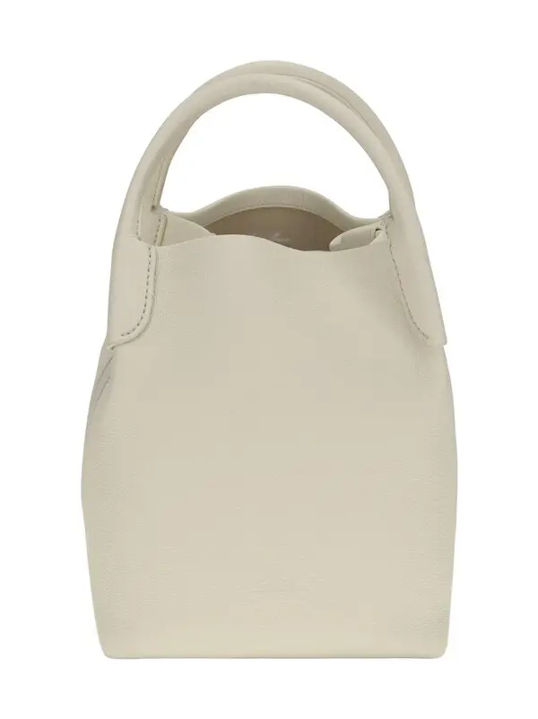Loro Piana Small Bale Bucket Bag In Grained Leather - Multicolor